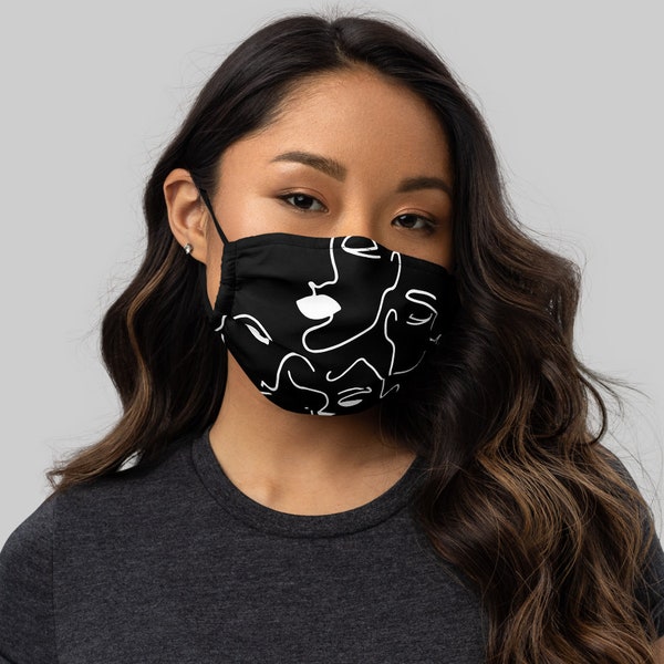 Abstract Face Mask - Etsy