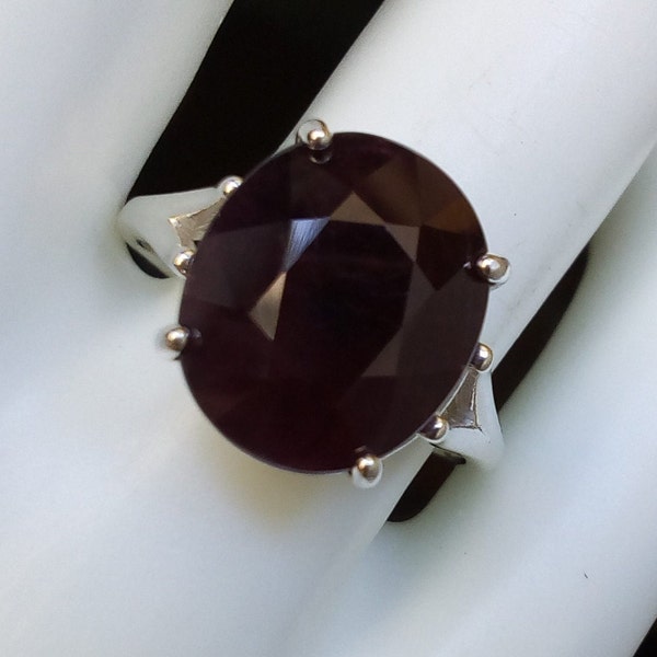 Large Ruby Ring - Etsy