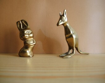 Brass rabbit | Etsy