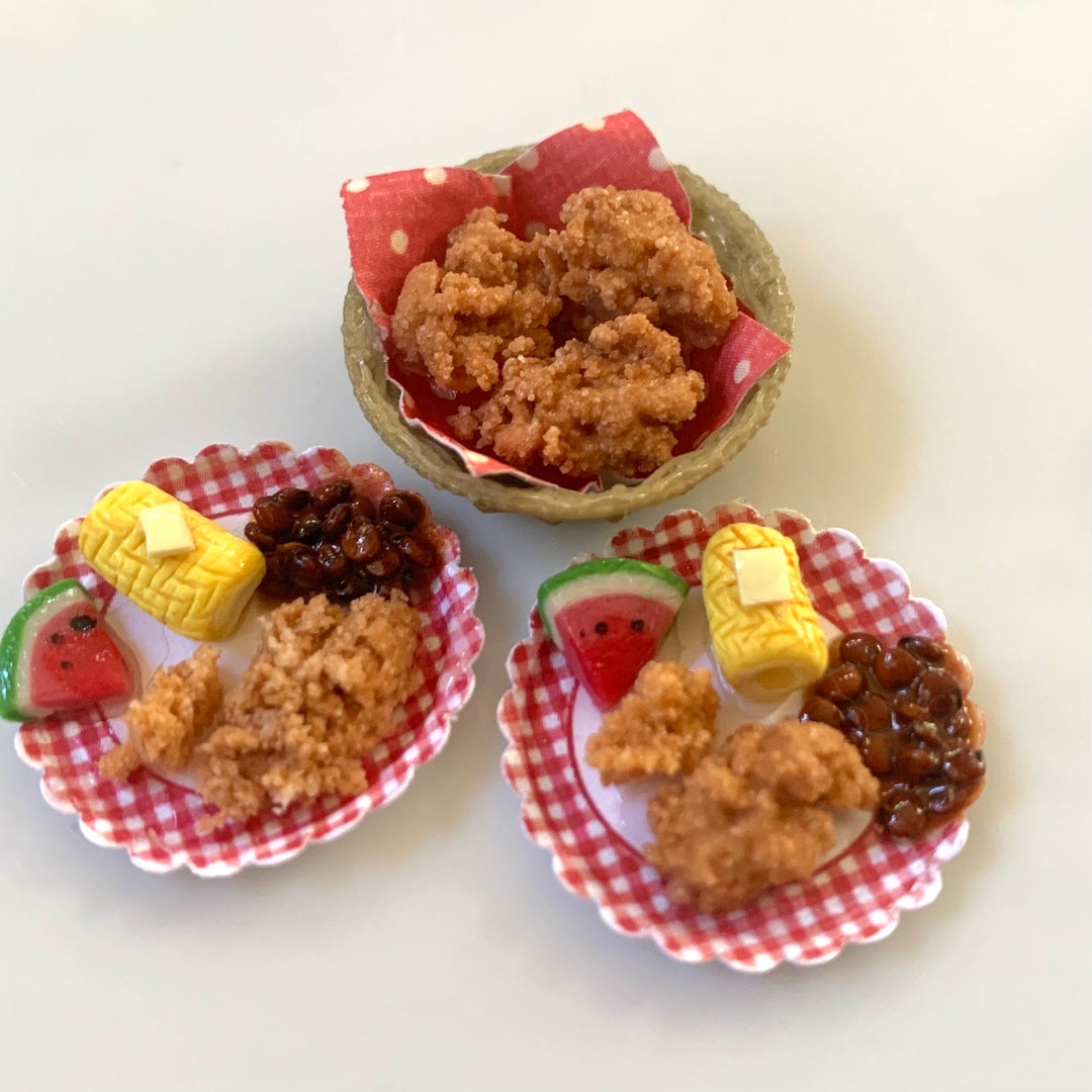 Bettys Fried Chicken Dinner Set - Etsy