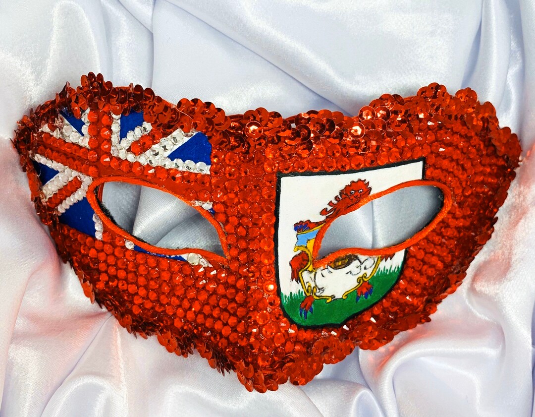 Bermuda Masquerade Mask Hand Crafted and Hand Stoned - Etsy