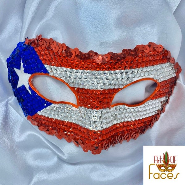 Puerto Rico Mask - Etsy