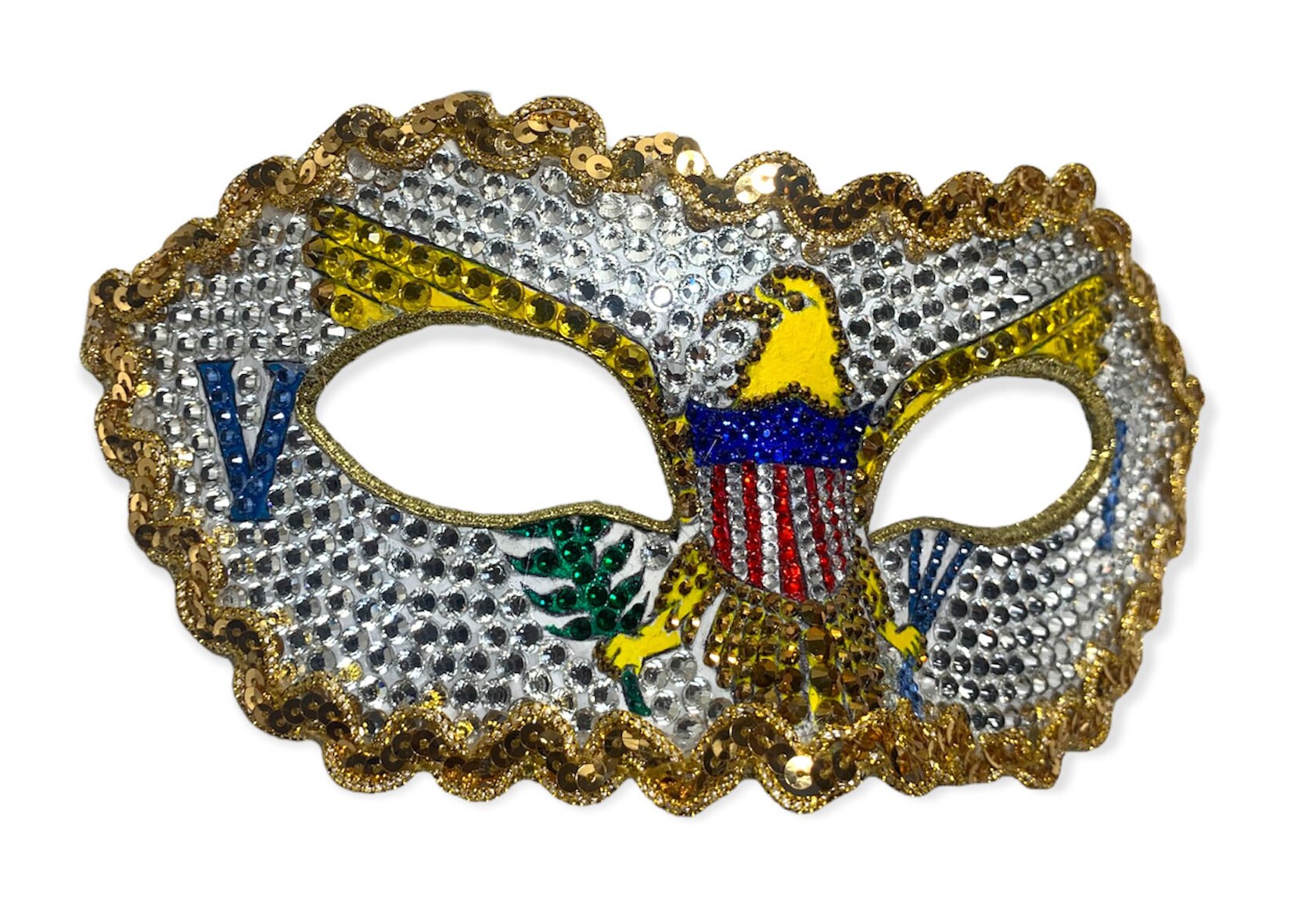 US Virgin Island Masquerade Mask Hand Crafted and Hand Stoned - Etsy