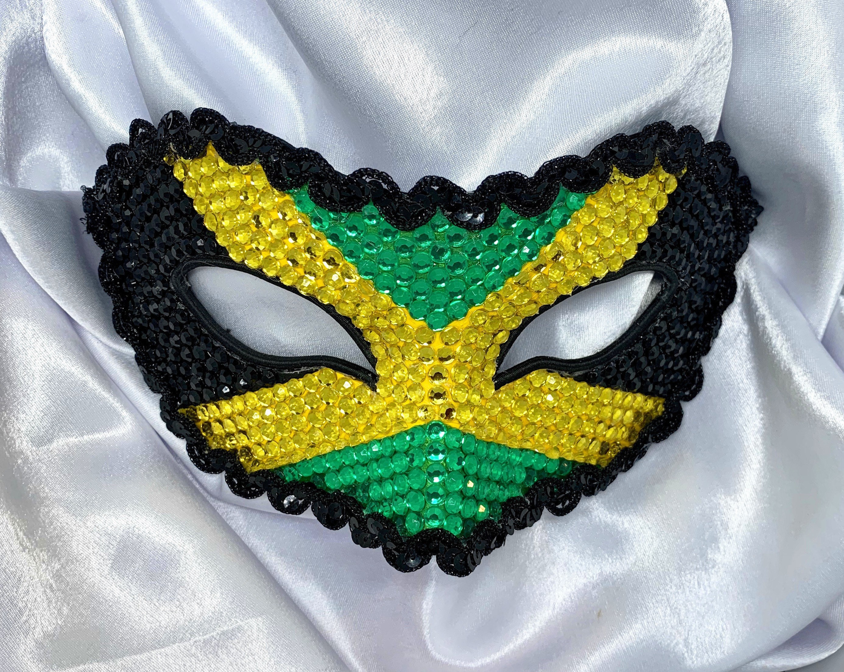 Jamaica Masquerade Mask Hand Crafted and Hand Stoned - Etsy
