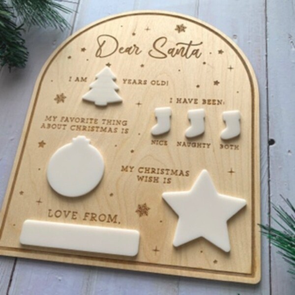 Dear Santa Ornament - Etsy
