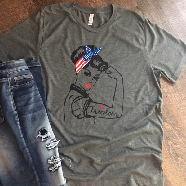 Black Rosie the Riveter Svg - Etsy