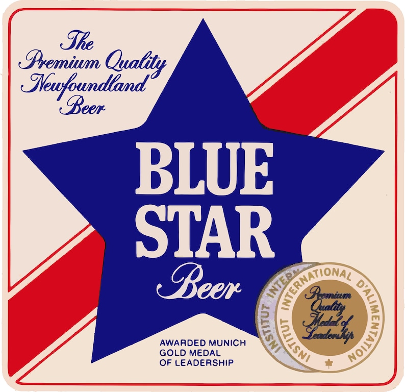Blue Star Beer Vintage Newfoundland Brands T-shirts - Etsy