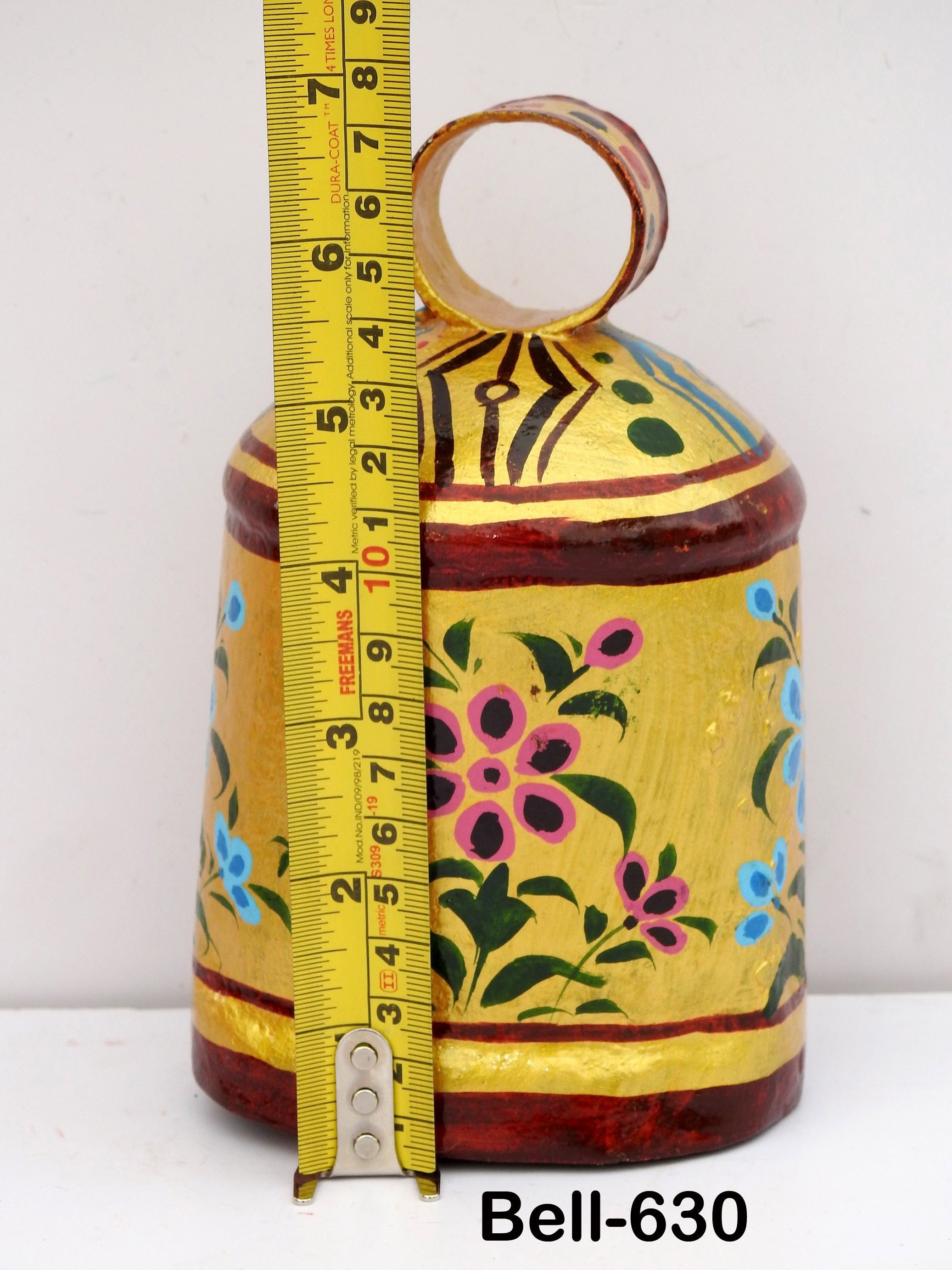 Vintage Swiss Cow Bell Metal Decorative Emboss Hand Painted | Etsy