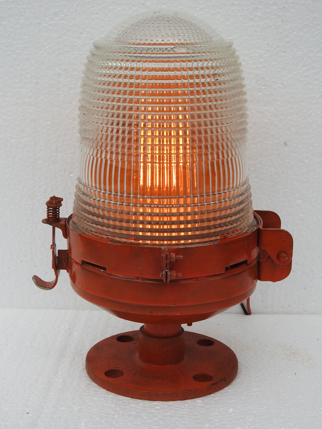Vintage Maritime Lamp Post Nautical Ship Passageway Boundary Lights ...