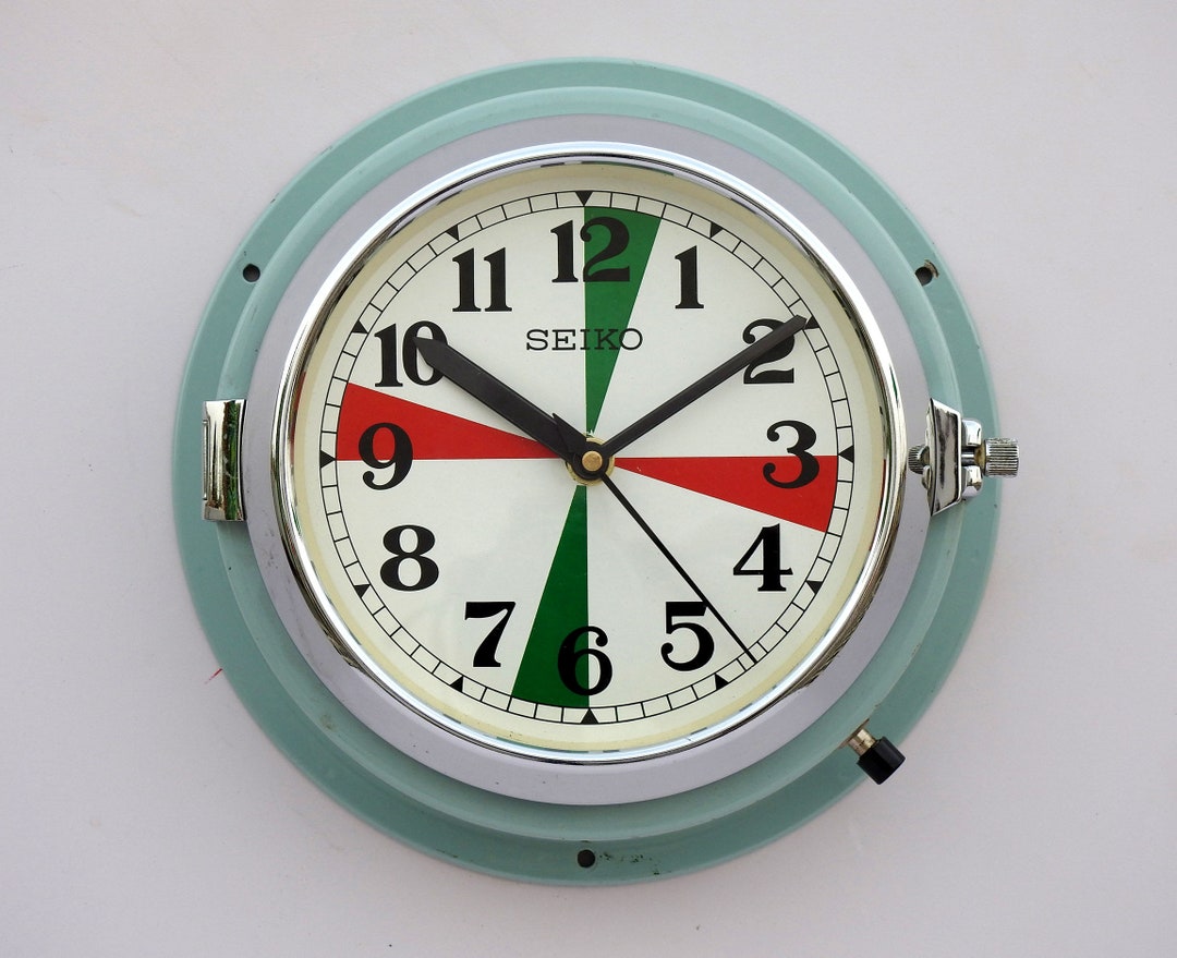 Maritime Seiko Wall Clock Nautical Slave Clock Navigation Industrial ...