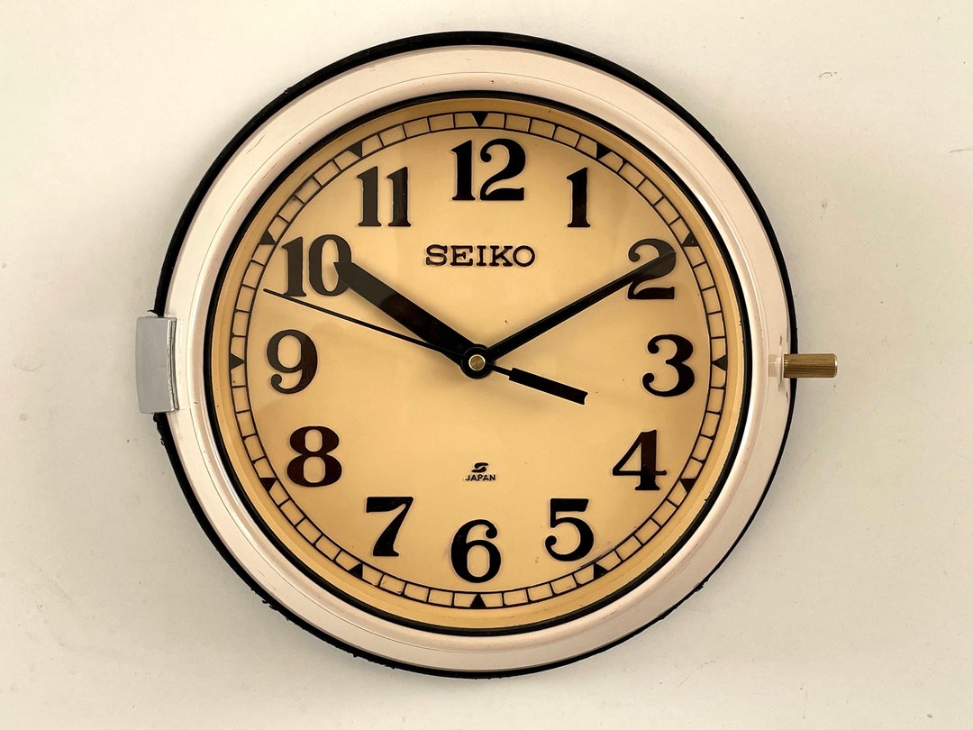 Maritime Seiko Wall Clock Nautical Slave Clock Navigation Industria ...