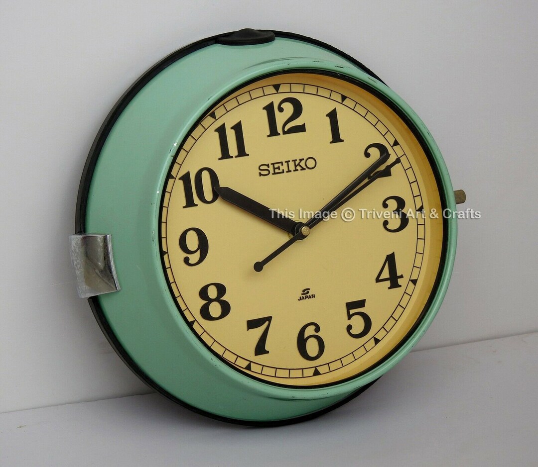 Vintage Seiko Maritime Wall Clock: Aqua Marine Nautical Ship Clock - Etsy