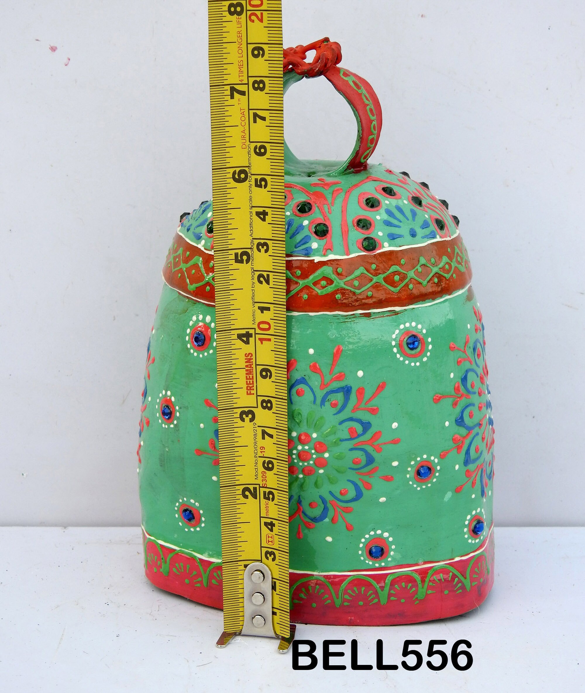 Vintage Swiss Cow Bell Metal Decorative Emboss Hand Painted | Etsy