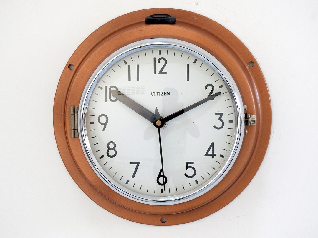 Maritime Citizen Wall Clock Nautical Slave Clock Navigation Ship's ...