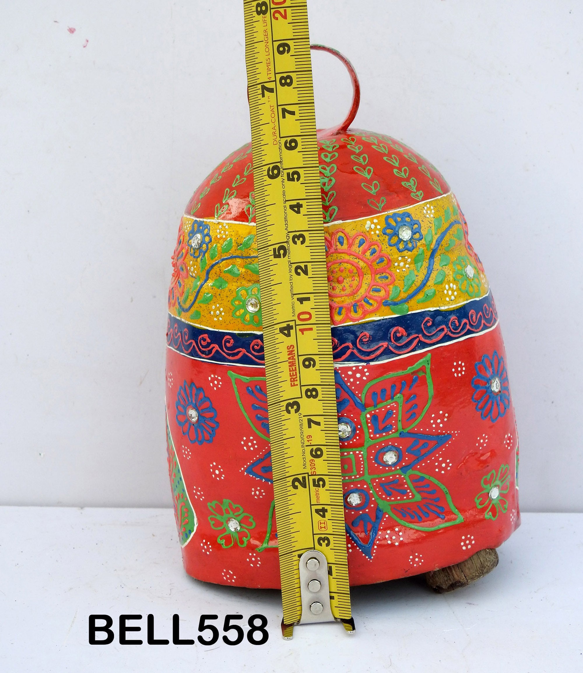 Vintage Swiss Cow Bell Metal Decorative Emboss Hand Painted | Etsy