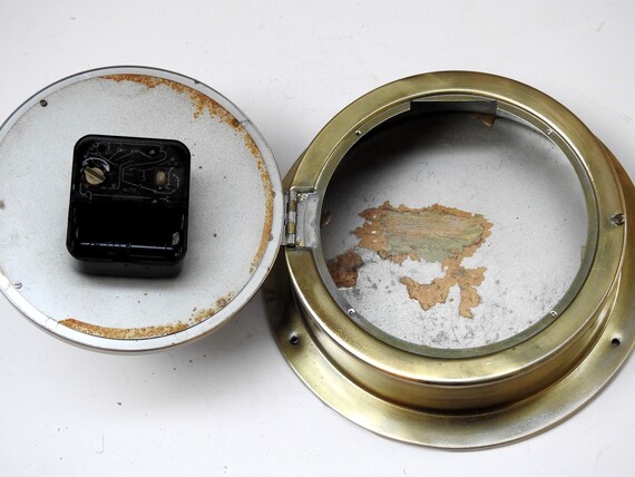 Home Décor OBSERVER QUARTZ Made in GERMANY Brass Vintage Maritime Slave ...