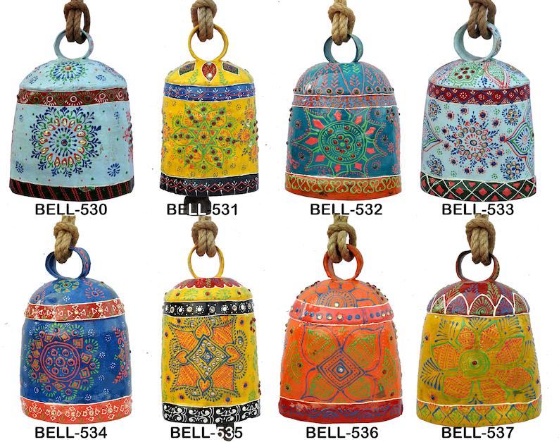 Vintage Swiss Cow Bell Metal Decorative Emboss Hand Painted - Etsy