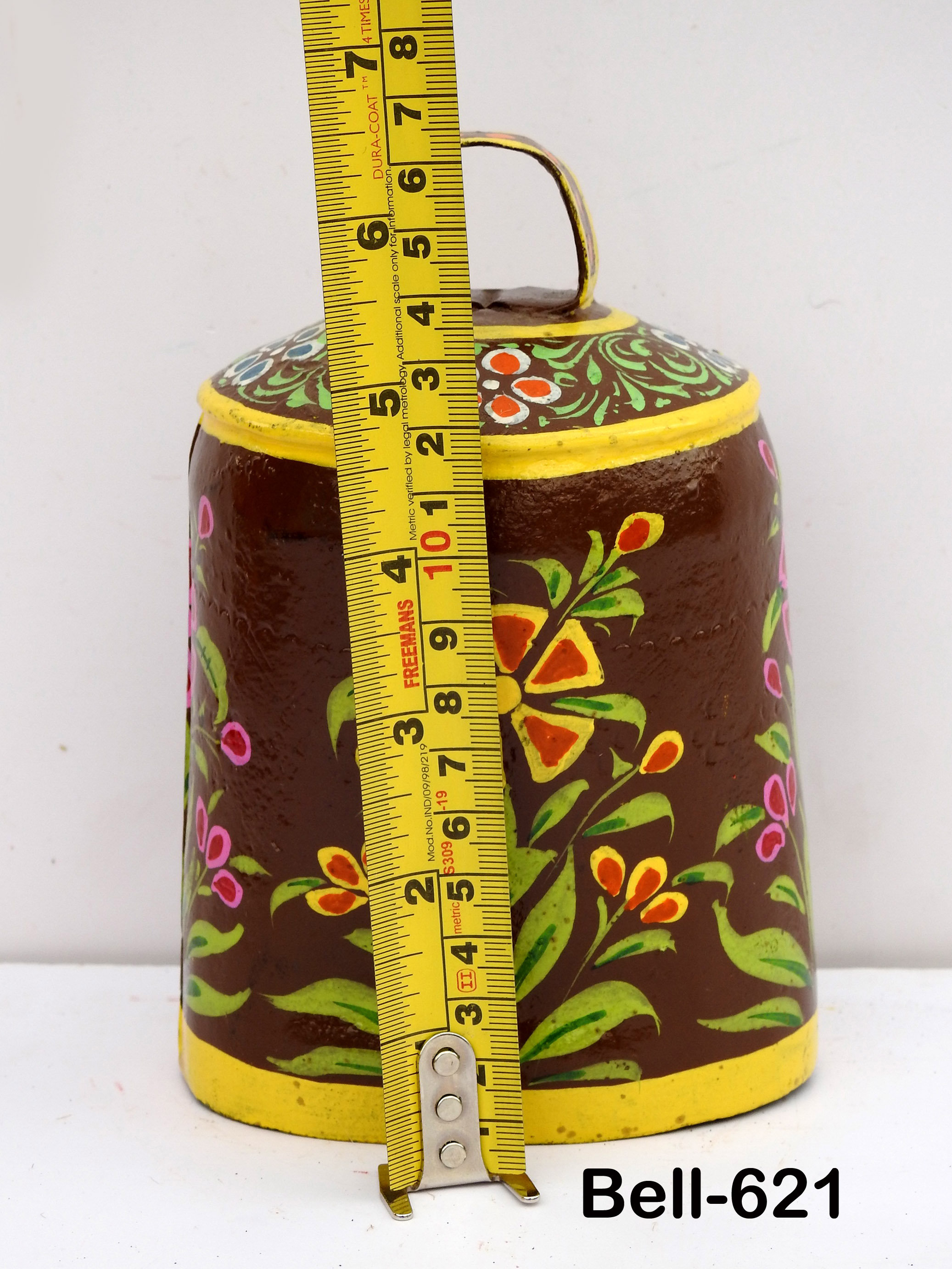 Vintage Swiss Cow Bell Metal Decorative Emboss Hand Painted | Etsy