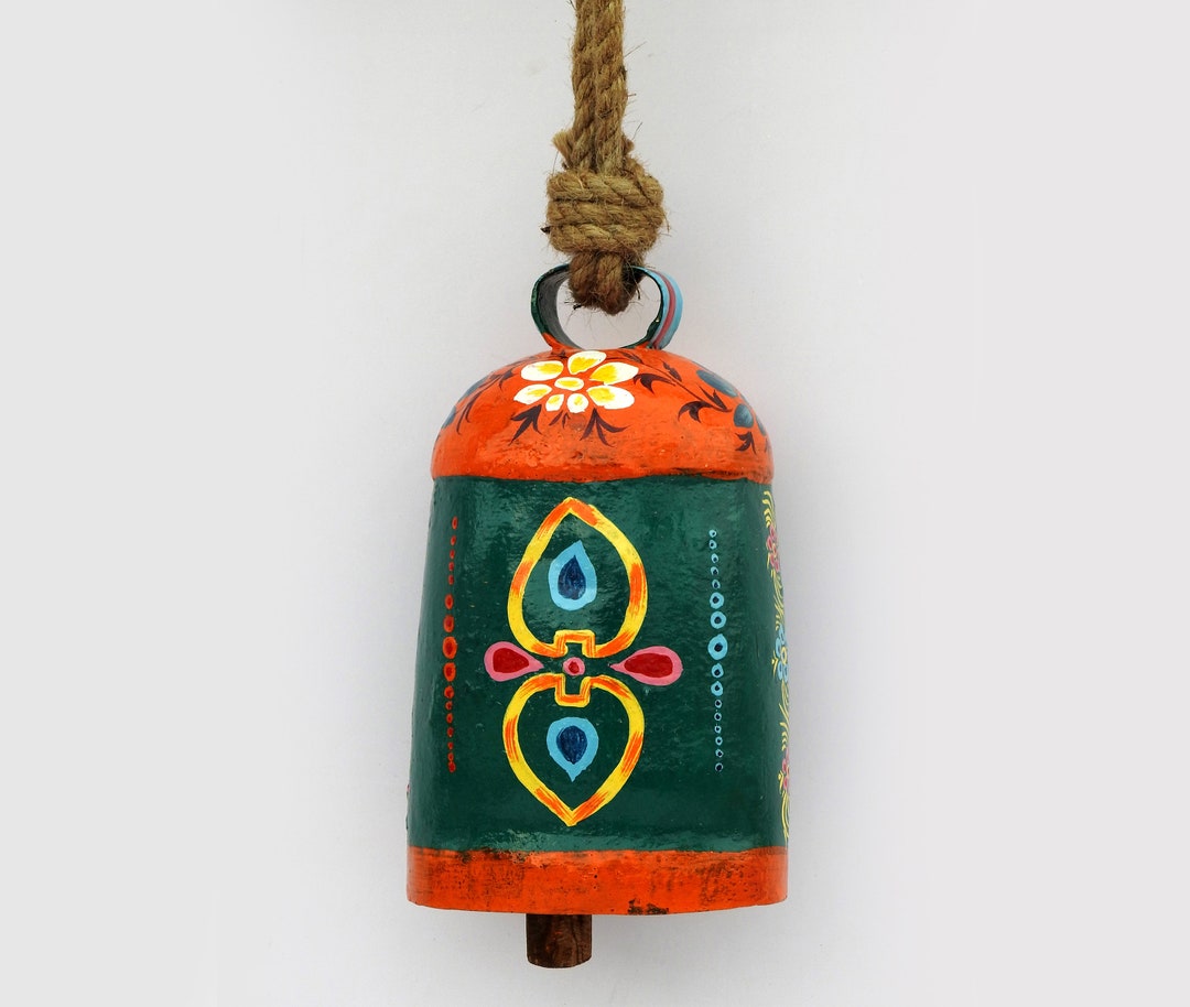 Hand Painted Metal Cowbell: Rustic Collectible Animal Bell - Etsy