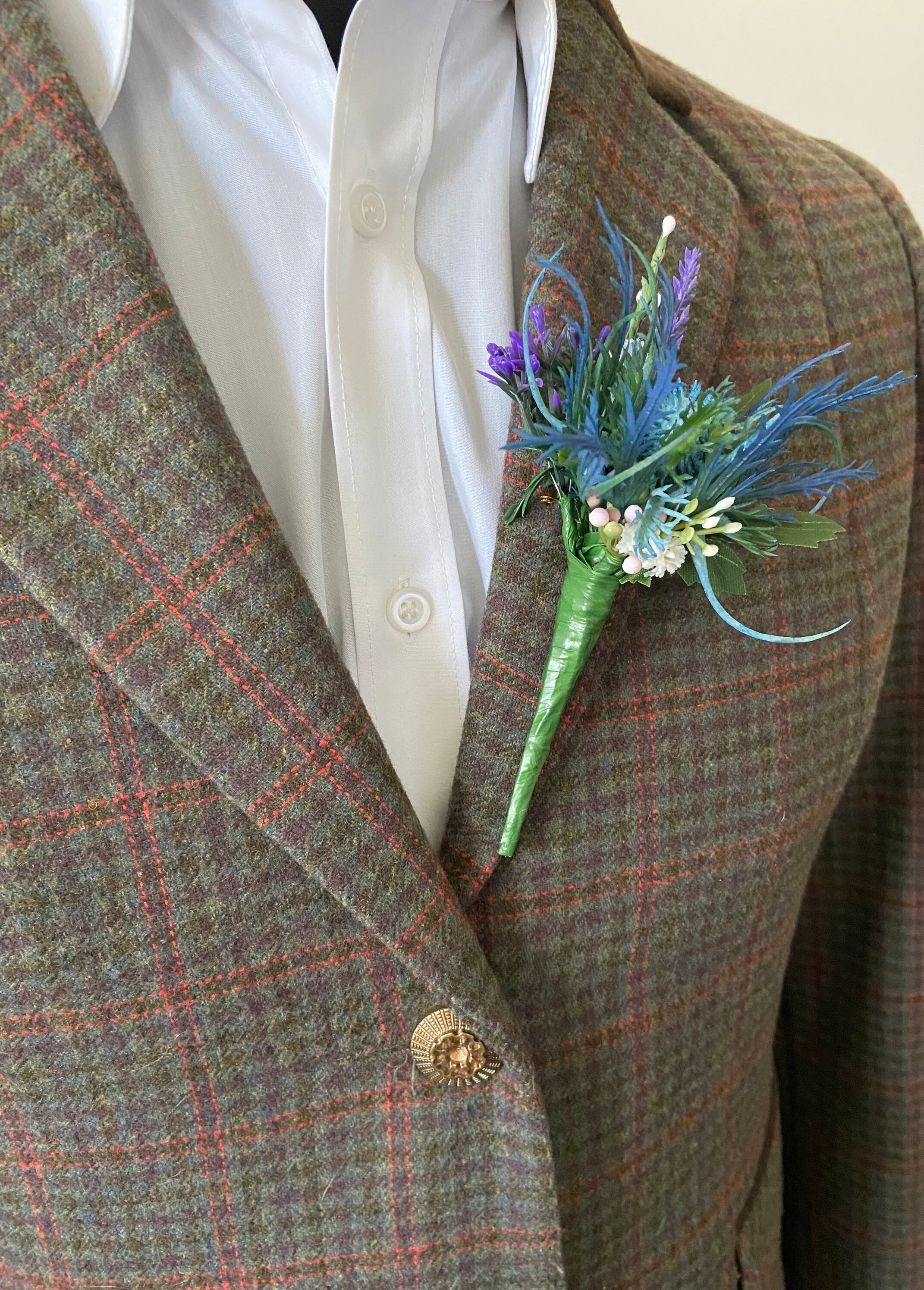 Scottish Style Artificial Handmade Buttonhole With Sea - Etsy UK