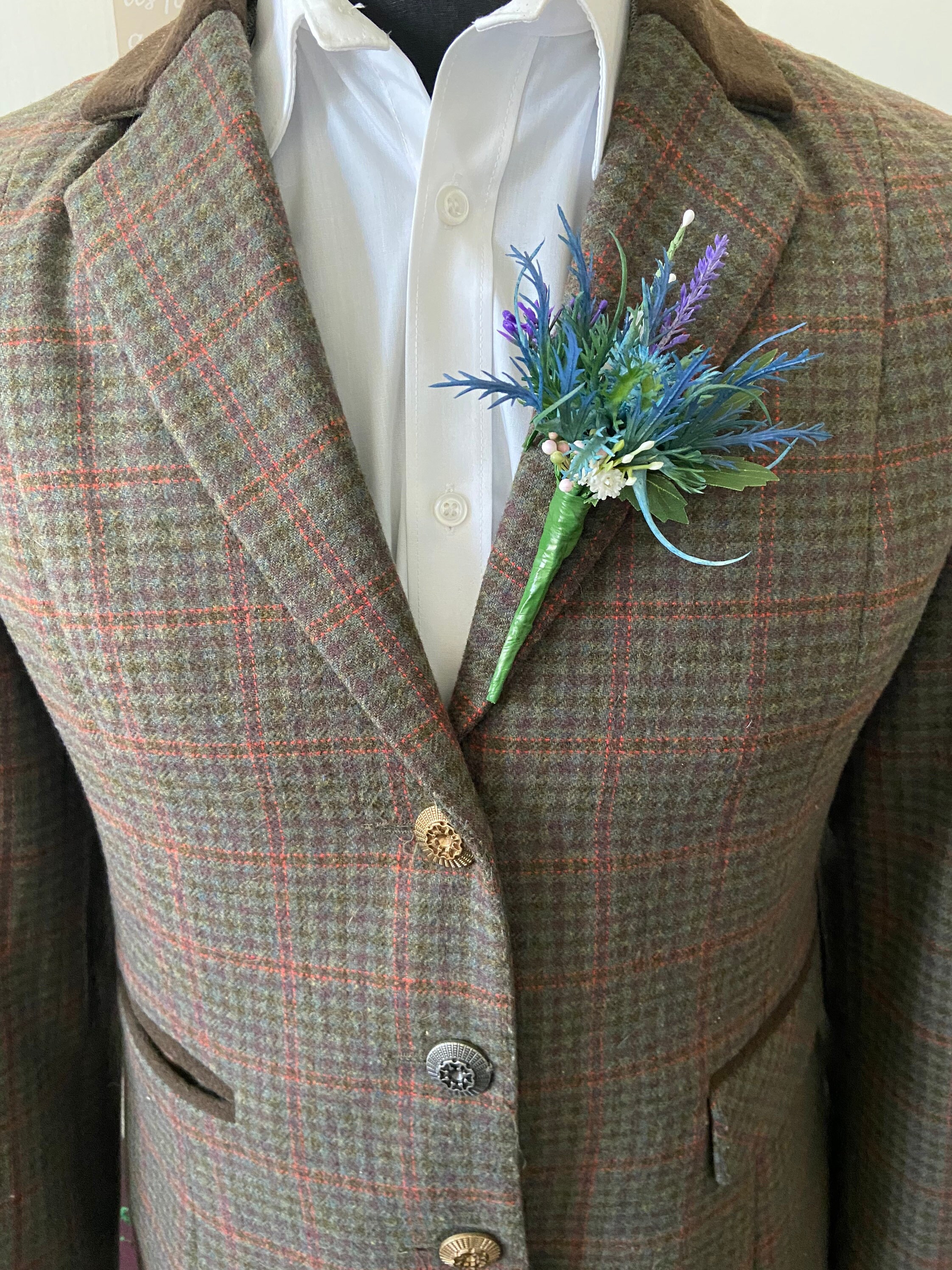 Scottish Style Artificial Handmade Buttonhole With Sea - Etsy UK