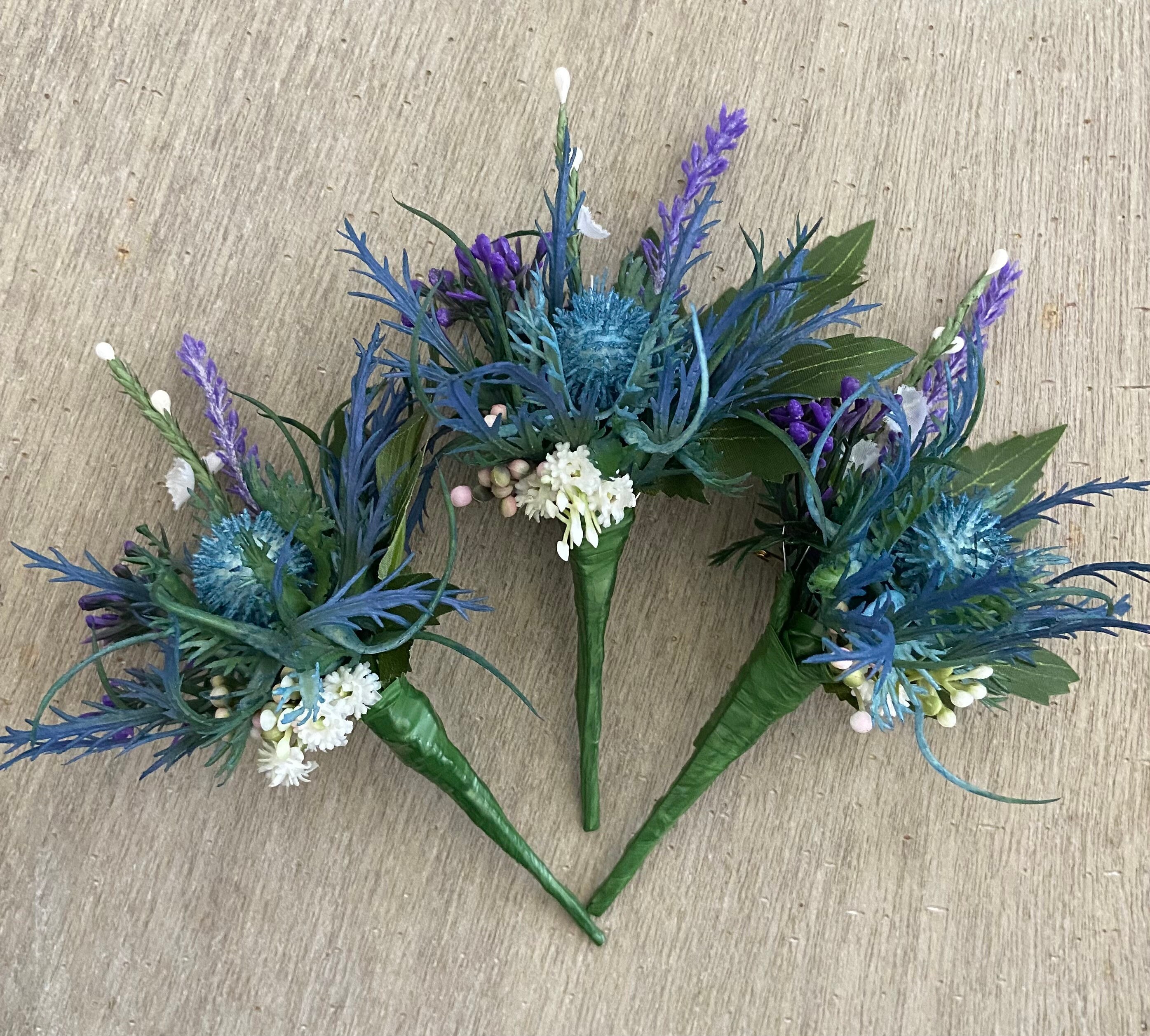 Scottish Style Artificial Handmade Buttonhole With Sea - Etsy UK