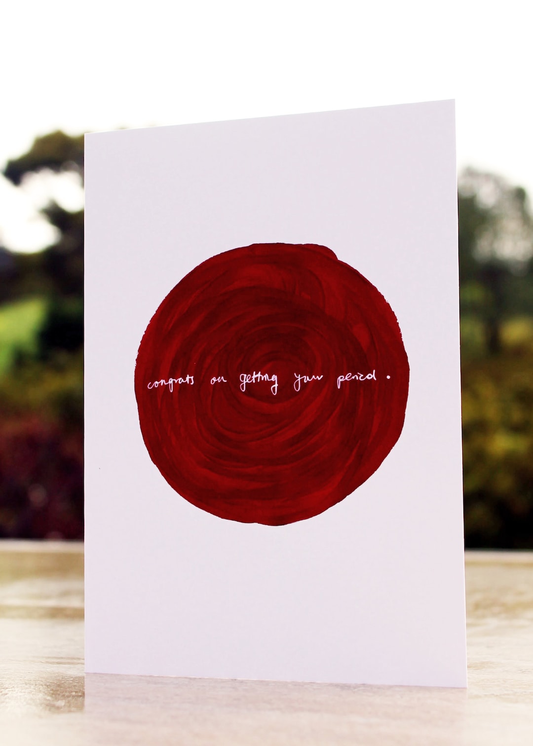 Period, Menstruation, and Celebration: a Greeting Card - Etsy