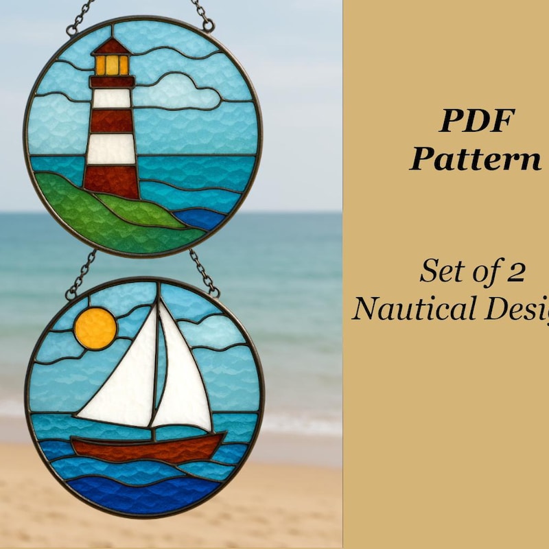 Stained Glass Sailboat - Etsy