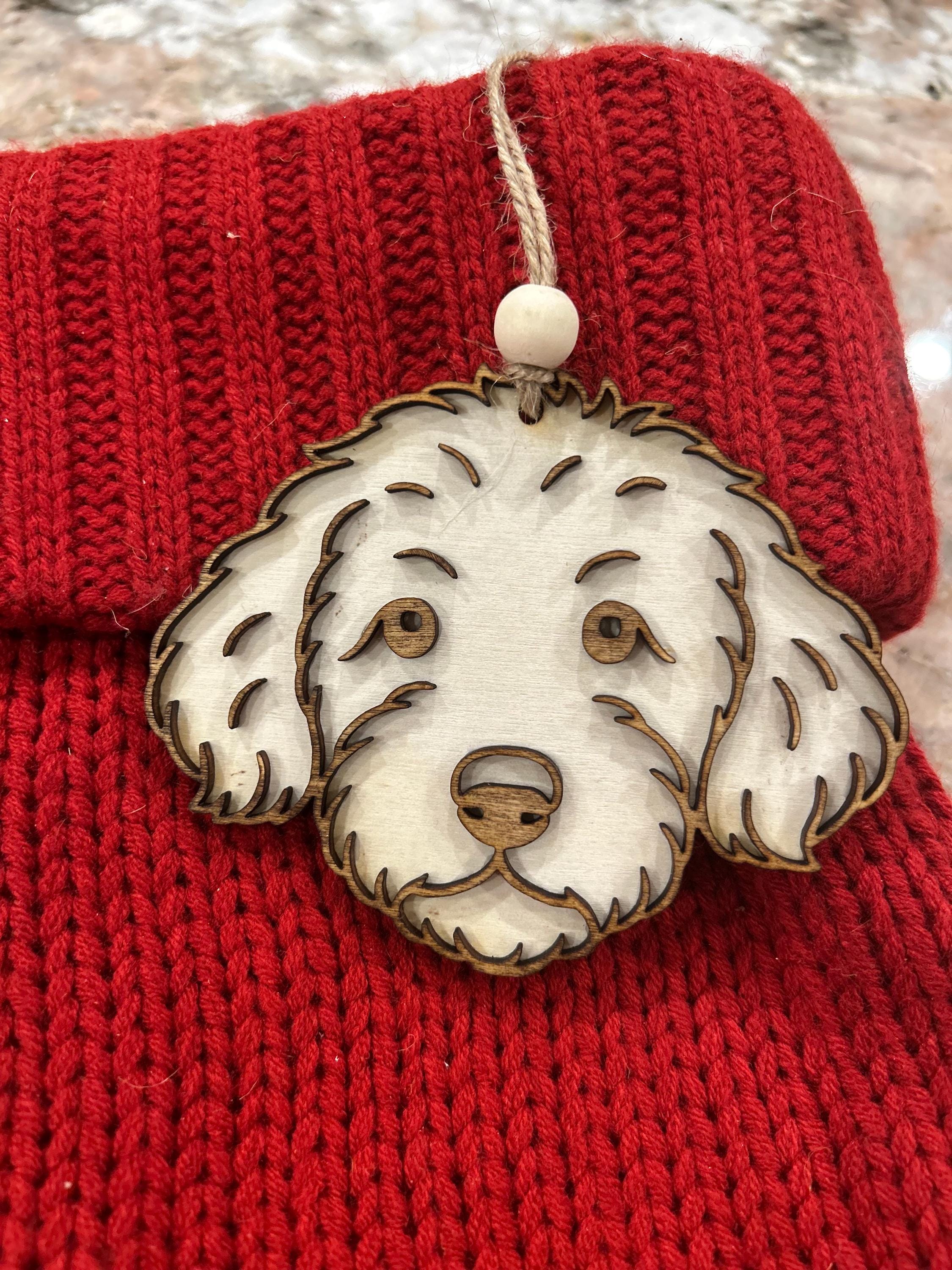 Labradoodle Christmas Ornament – Personalized Dog Ornament With Name ...