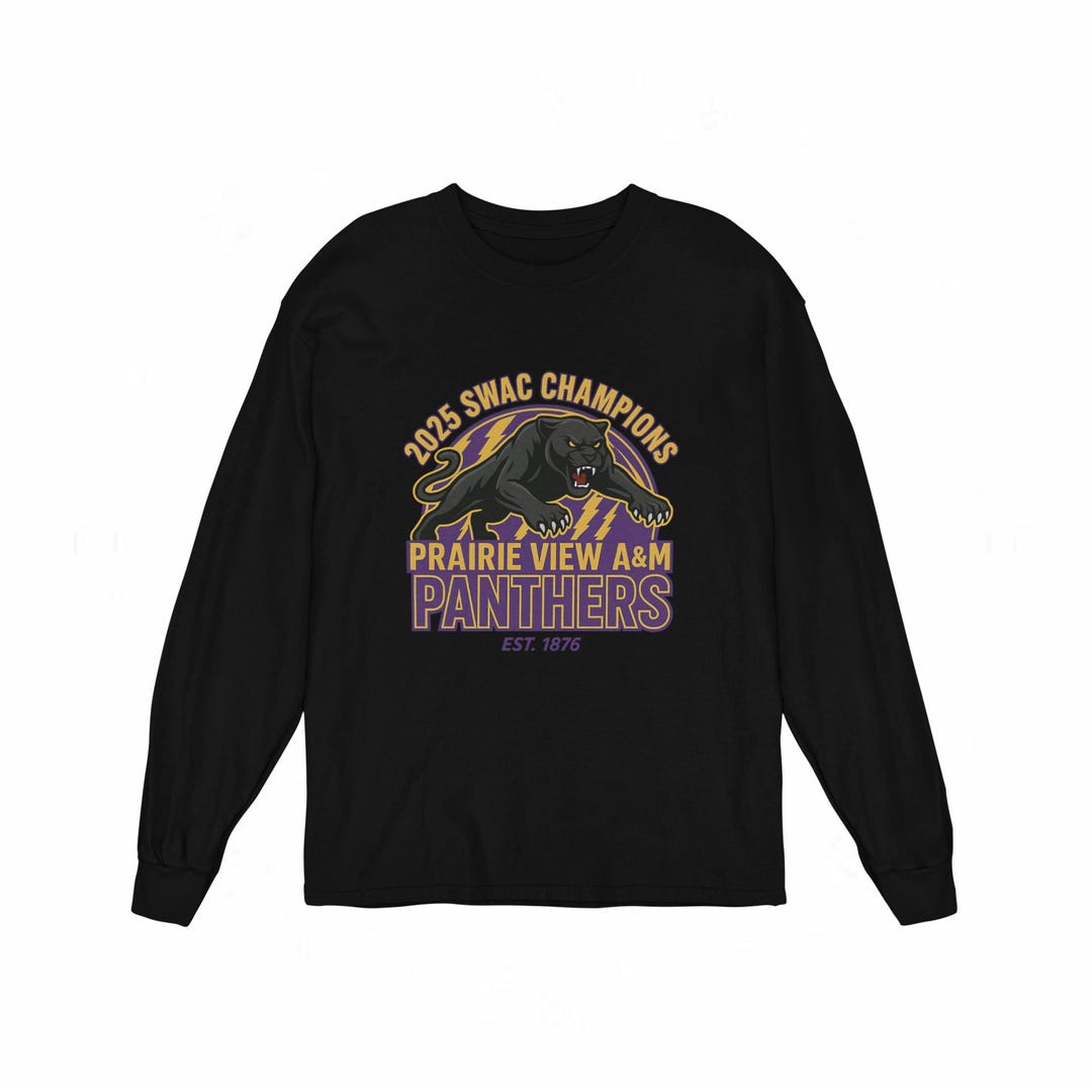 2025 SWAC Champions Prairie View A&M Panthers Shirt, PVAMU Panthers ...