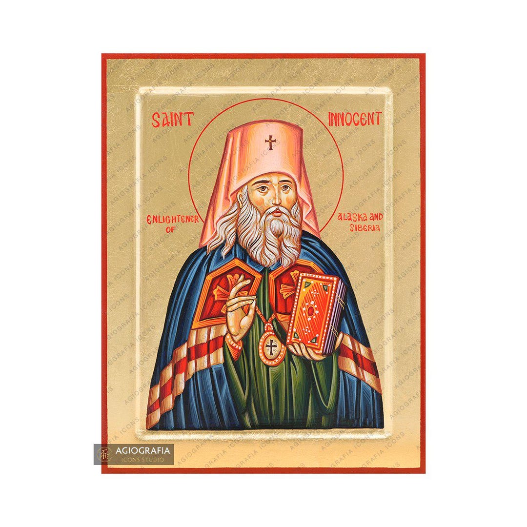 Saint Innocent the Enlighter of Alaska & Siberia Handwritten Christian ...