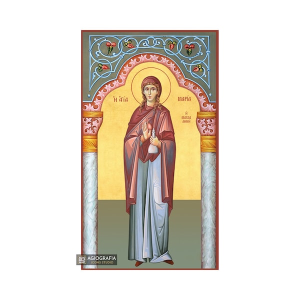 Mary Magdalene Icon - Etsy