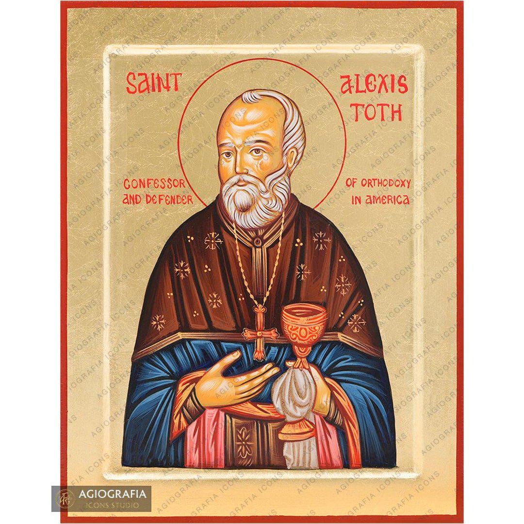 Saint Alexis Toth Confessor & Defender of Orthodoxy Handwritten ...