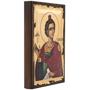 Prophet Daniel Aged Christian Orthodox Icon on Wood With Gold Leaf ...