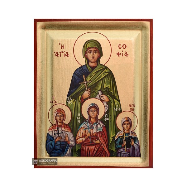 St Sophia Icon - Etsy