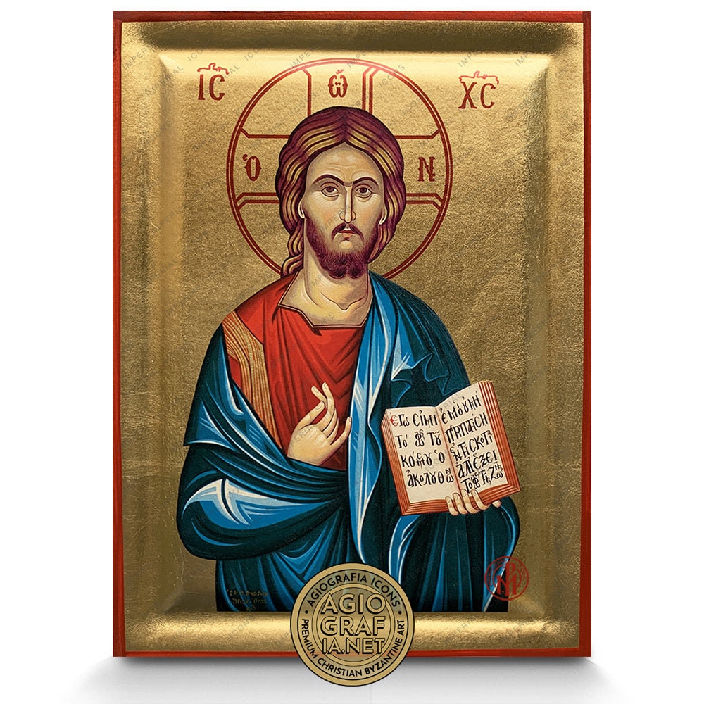 Jesus Christ Blessing Original Mt Athos Orthodox Icon - Etsy