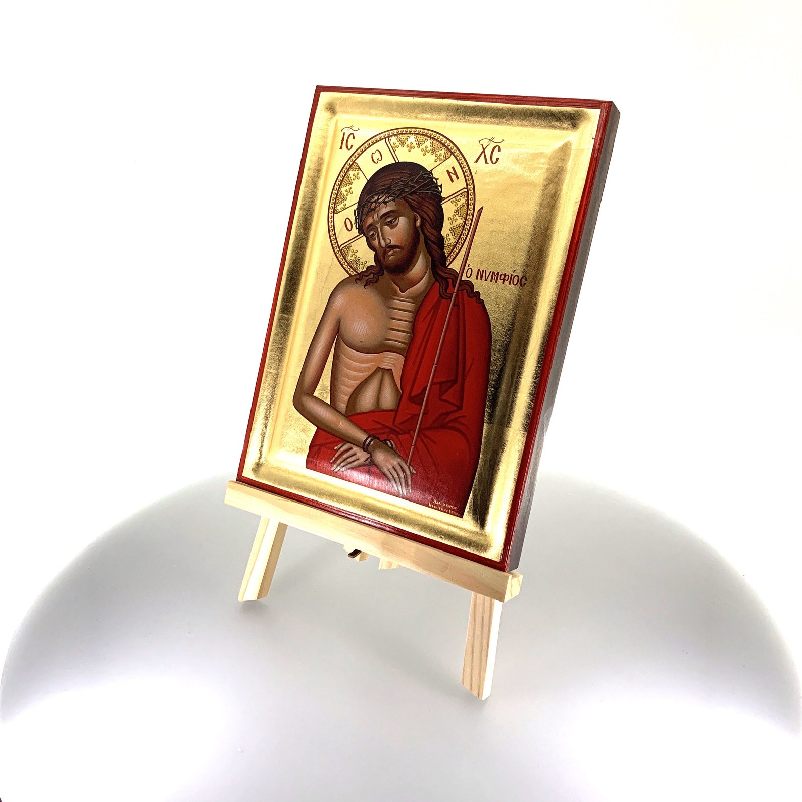 Jesus Christ the Bridegroom Orthodox Icon GOLD LEAVES - Etsy