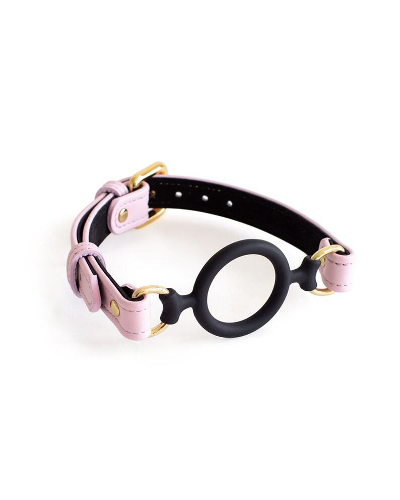 Leather Gag With Ring Bondage Gag Bdsm Gag Sex Toys Bdsm Etsy