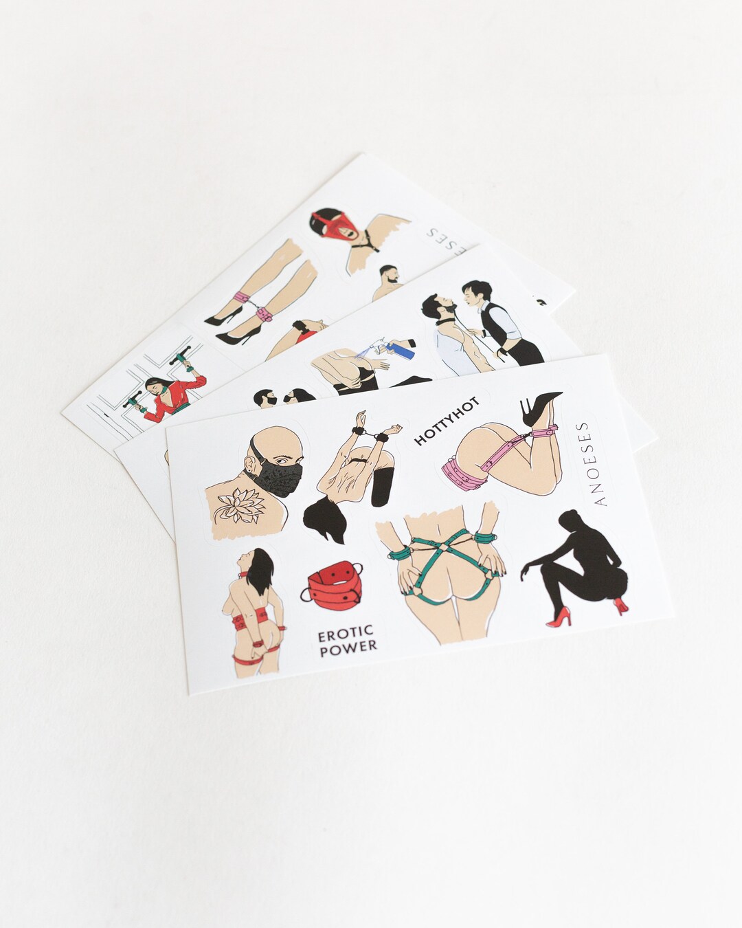 Stickers Erotic Postcard - Etsy