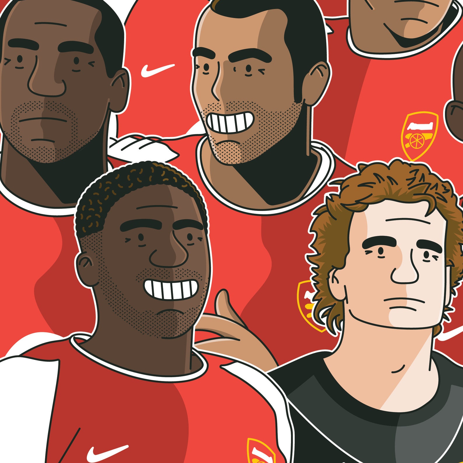 Arsenal FC the Invincibles Squad Print Poster - Etsy