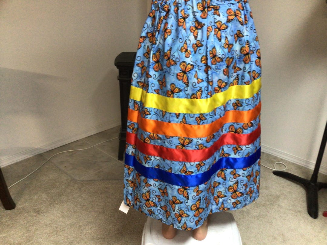 Native, Aboriginal, First Nations, Indigenous, Ribbon Skirt, Ceremonial ...