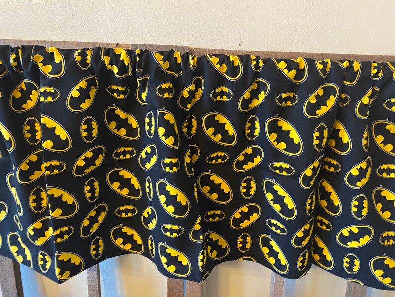 Batman Superhero Valance | Etsy