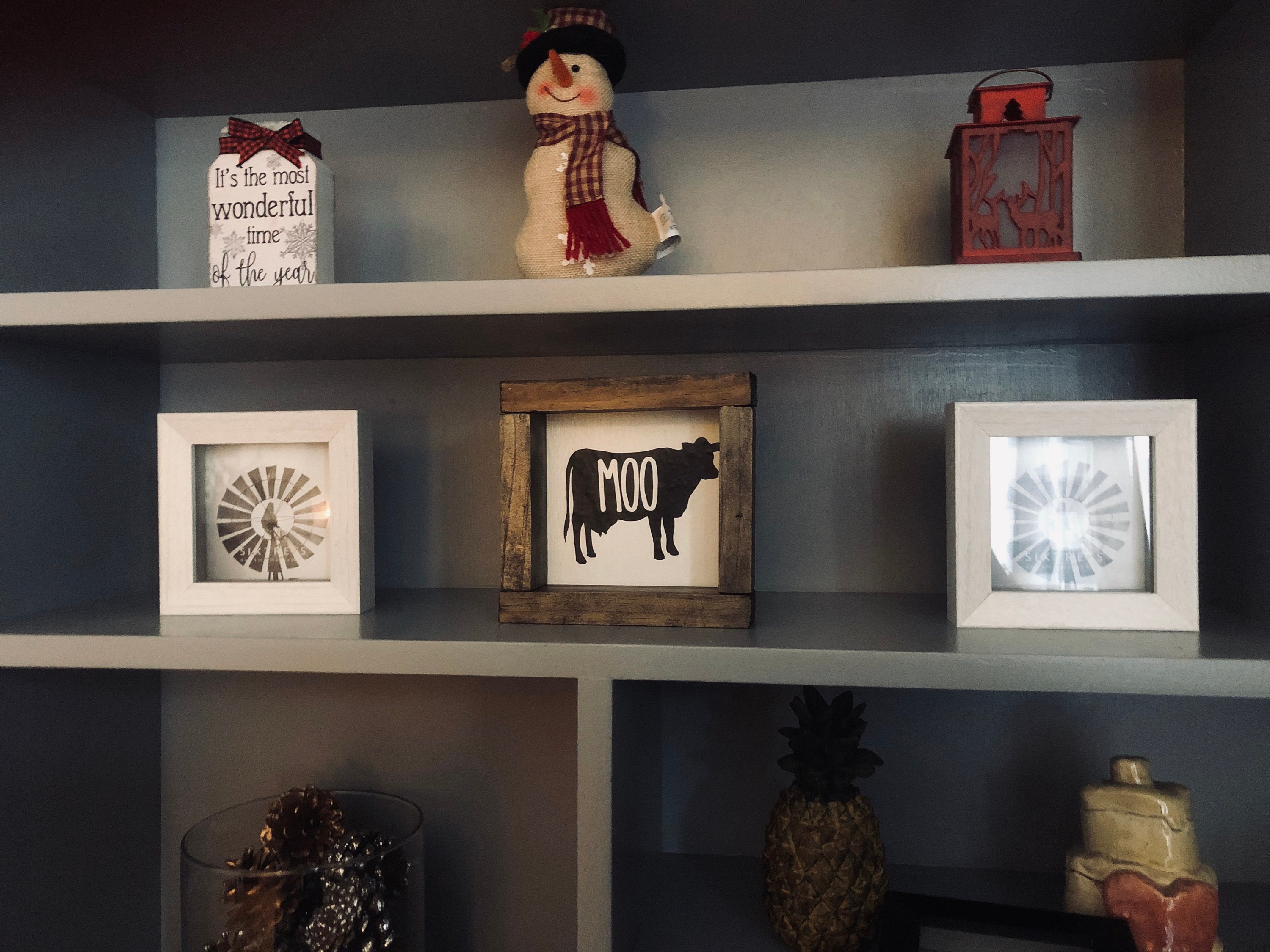 Farmhouse Cow Sign - Etsy