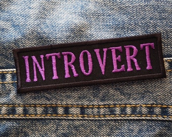 Introvert Patch - Etsy
