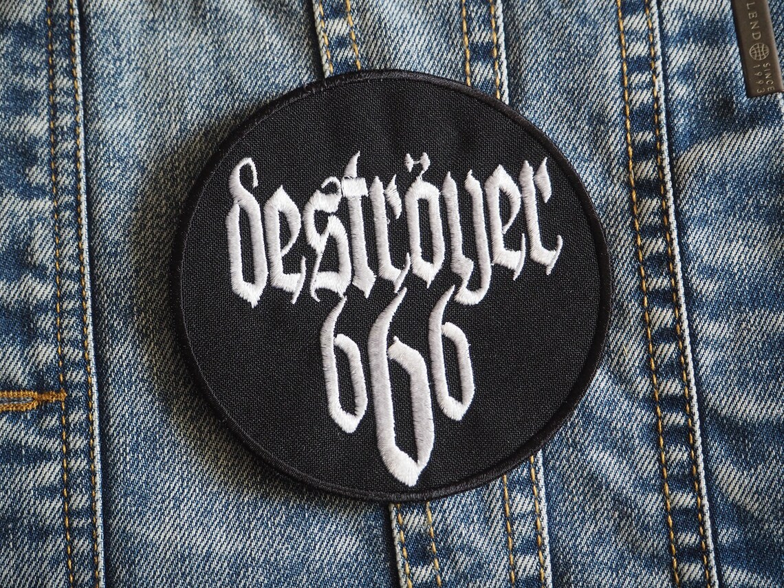 DESTROYER 666 Embroidered Patch Black Metal Death Metal | Etsy