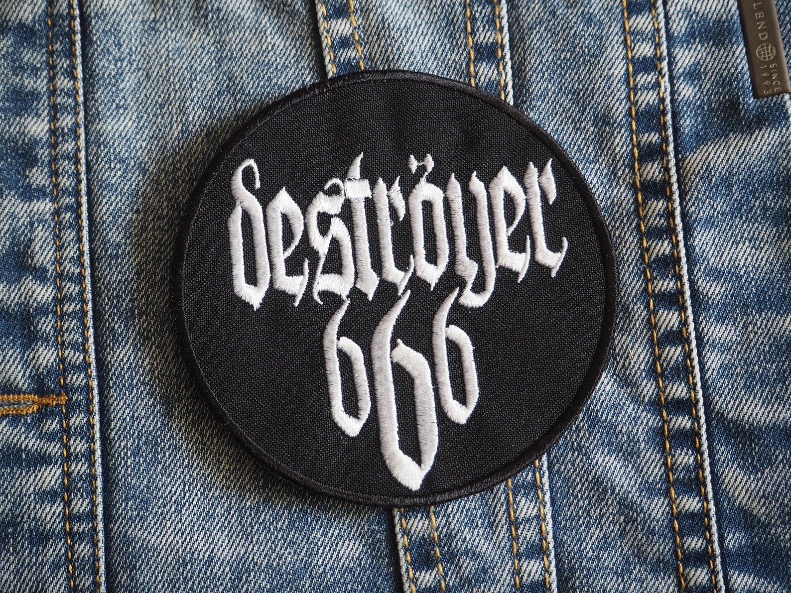 DESTROYER 666 Embroidered Patch Black Metal Death Metal | Etsy