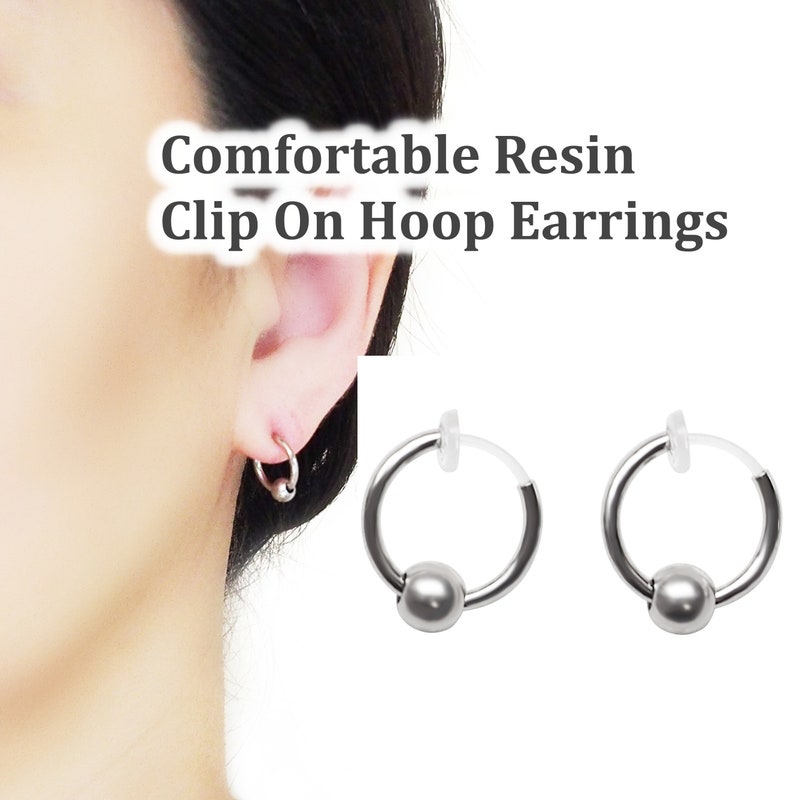 Clip on Hoop Earrings - Etsy