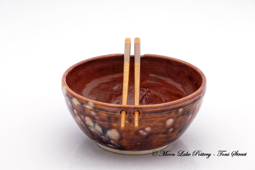 Ceramic Noodle Bowl Wheel Thrown Pottery - Etsy