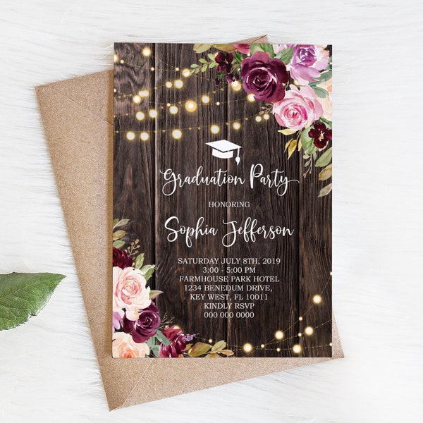 Rustic Graduation - Etsy