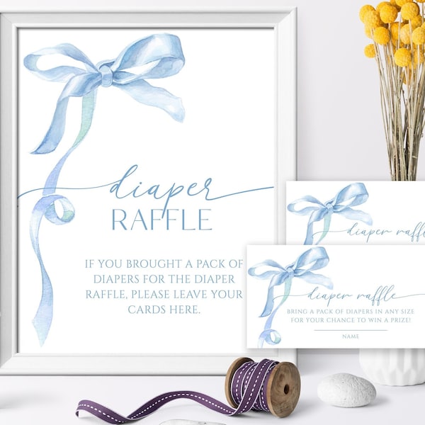 Blue Diaper Raffle - Etsy